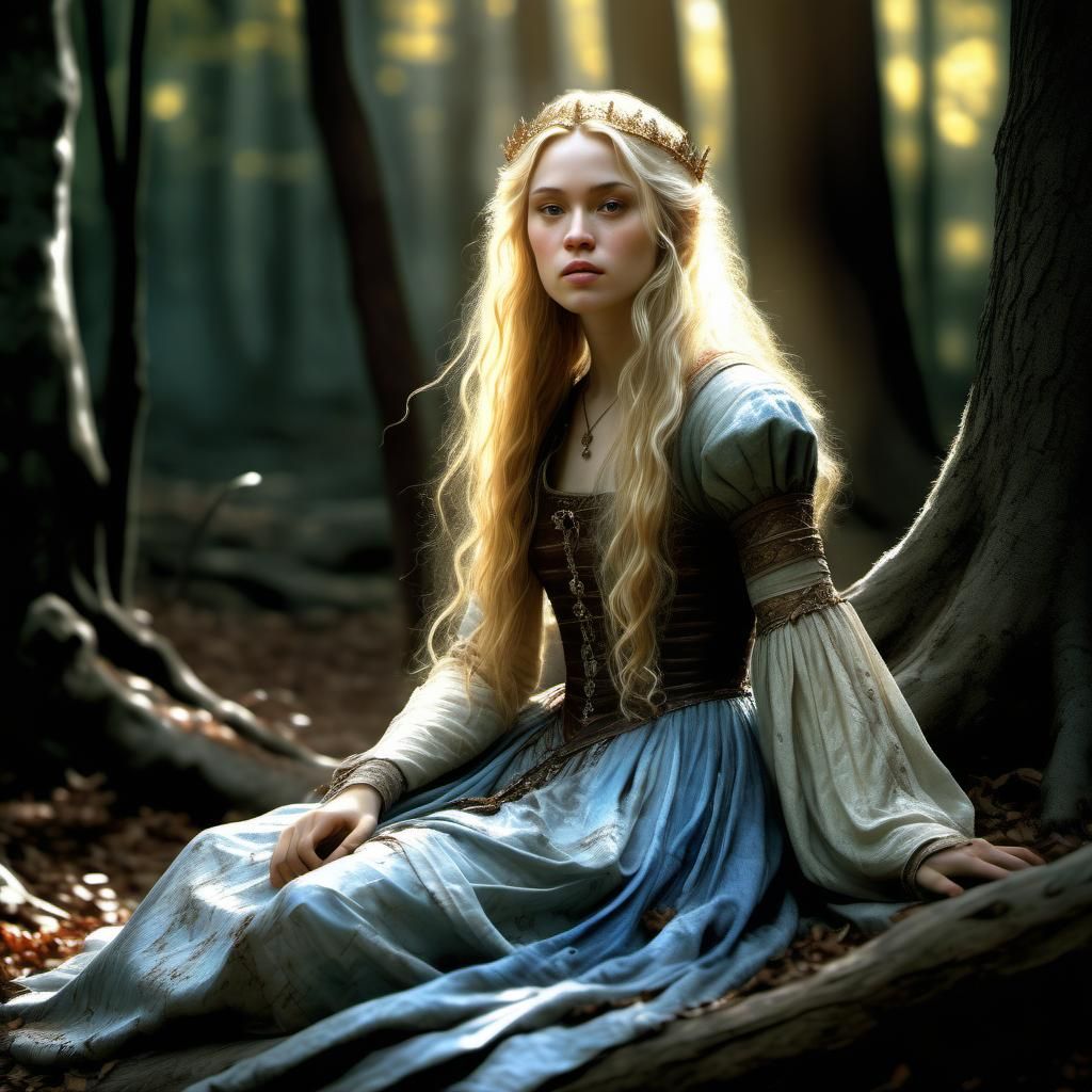 Portrait: medieval princess - AI Generated Artwork - NightCafe Creator