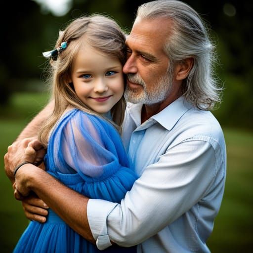 Step-Daddy's Girl - Embracing Fatherly Love in a Warm Portra...