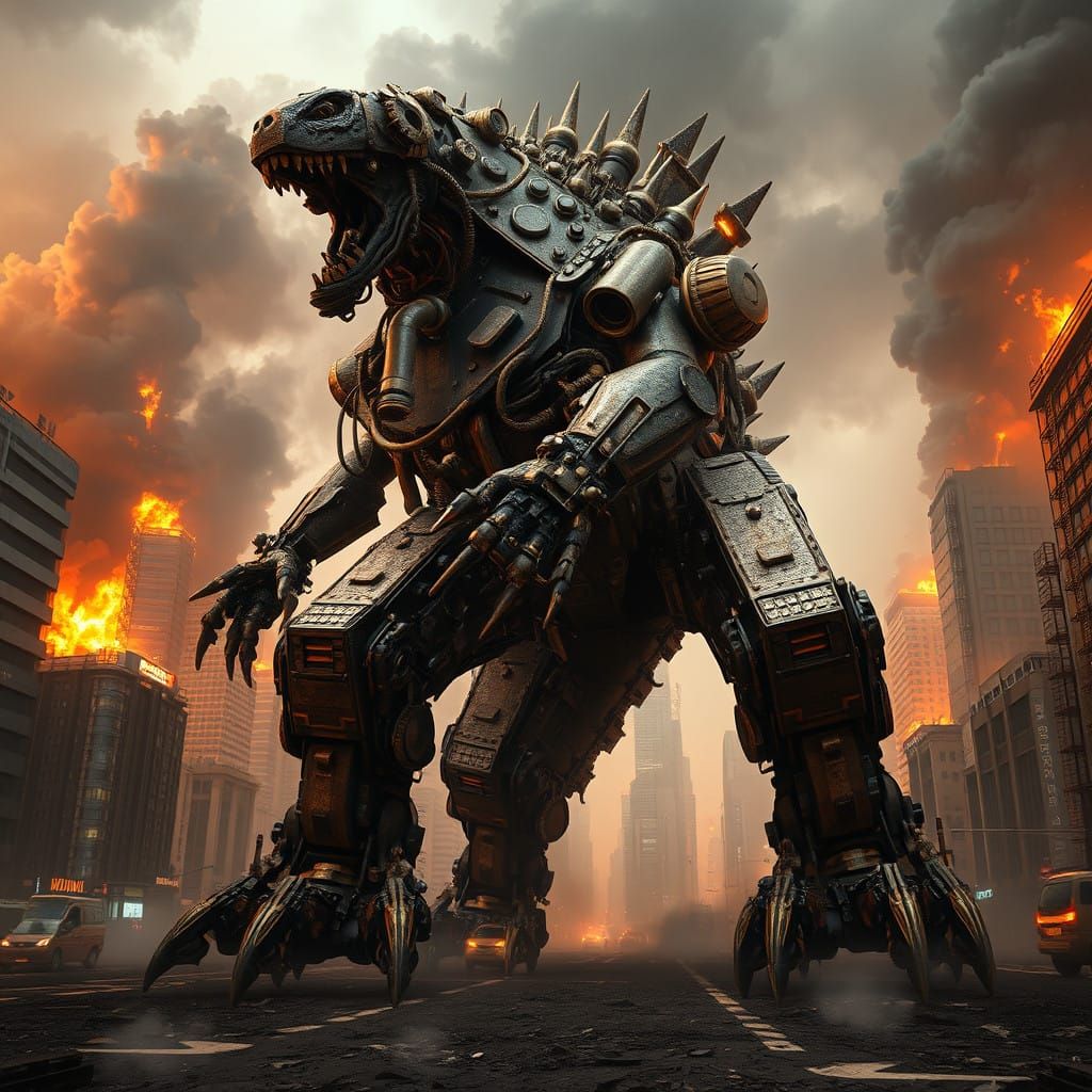 mecha godzilla destroy tokyo - mecha godzilla destroy tokyo