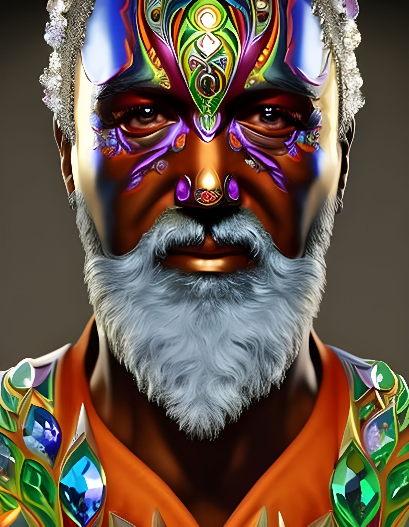 Painted Faces - AI Generated Artwork - NightCafe Creator