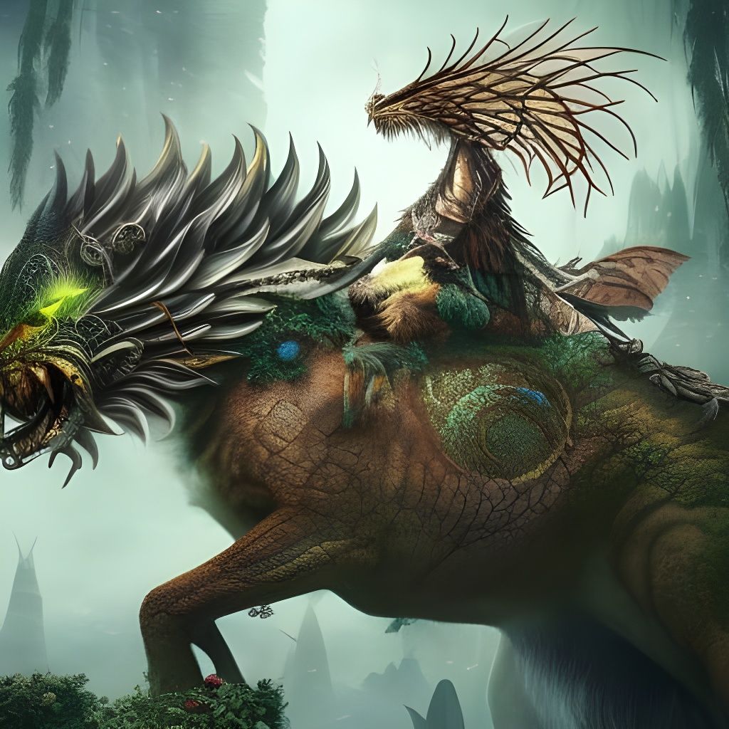 Fantasy animals - AI Generated Artwork - NightCafe Creator