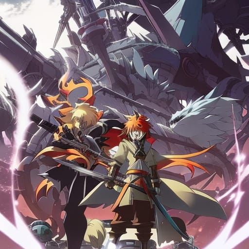 Huge time universe full of creatures with huge weapons saying chrono ...