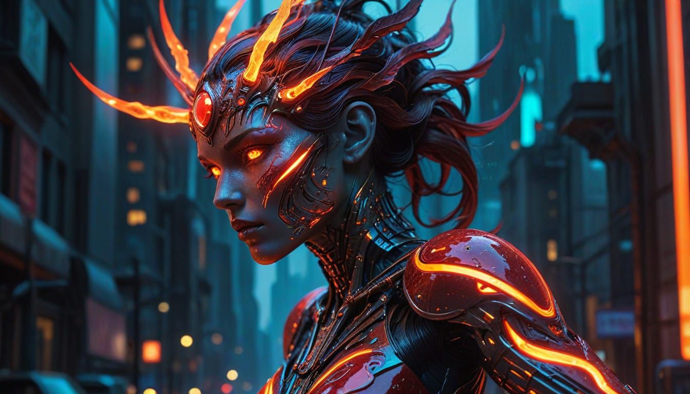 Cybernetic Behemoth Reigns Over Post-Apocalyptic M... - AI Art