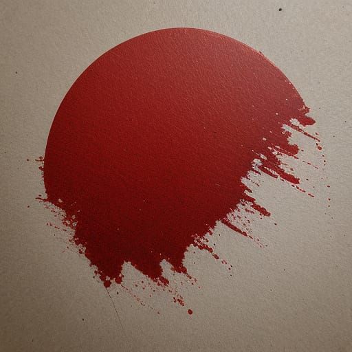 A Red Handprint on a Fair Skin Tone - AI Art