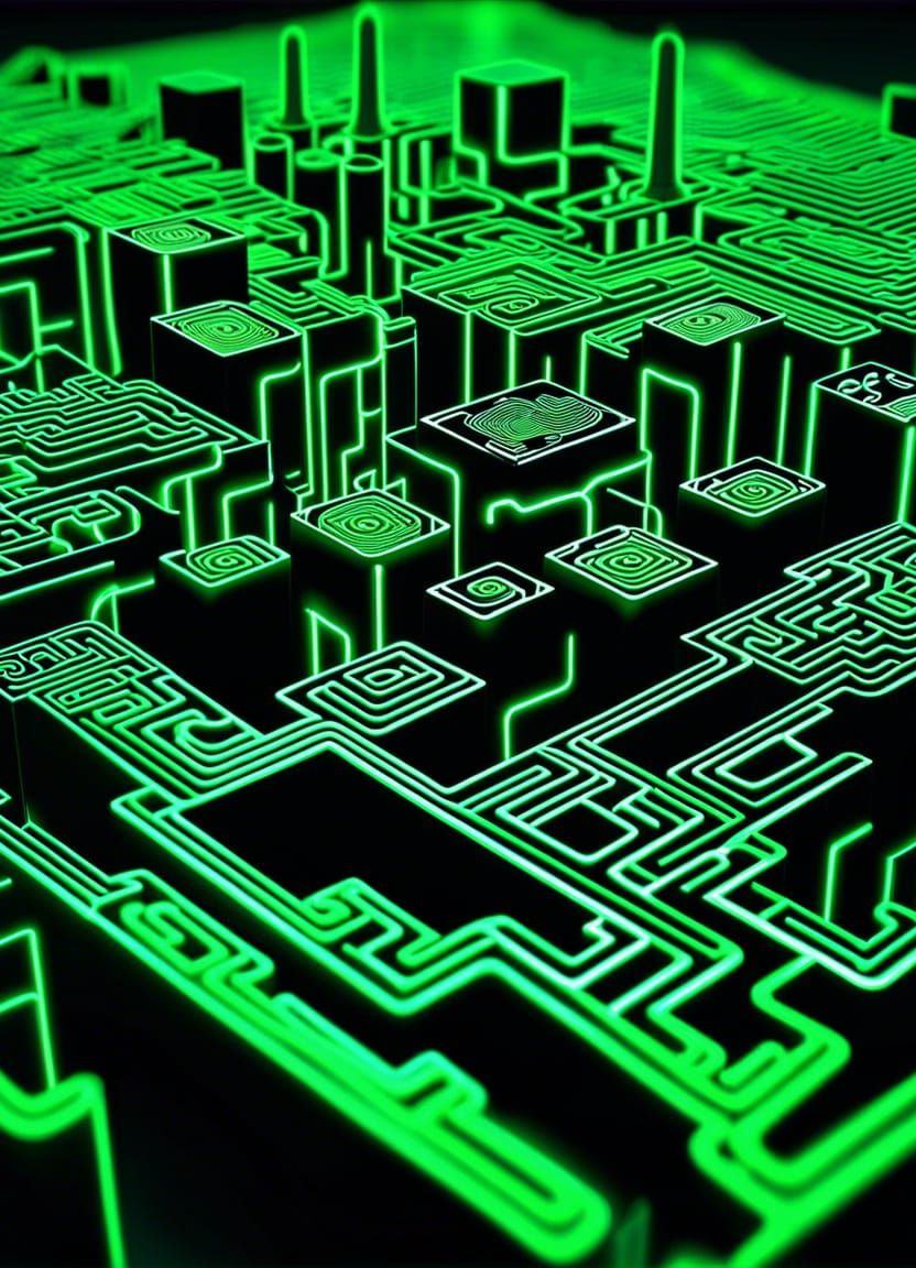 CPU Mazes! - AI Generated Artwork - NightCafe Creator