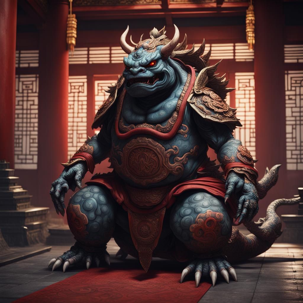 Turtle Oni - AI Generated Artwork - NightCafe Creator