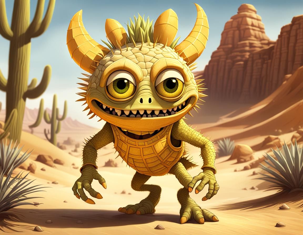 The creature from the desert - AI Generated Artwork - NightCafe Creator
