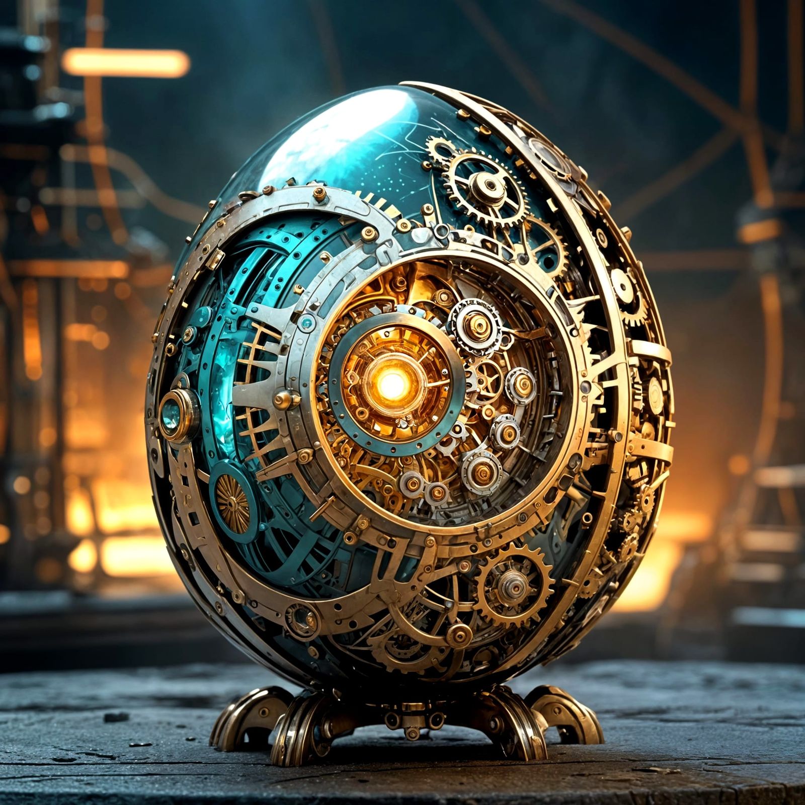 Mechanical egg holds the secrets of the universe