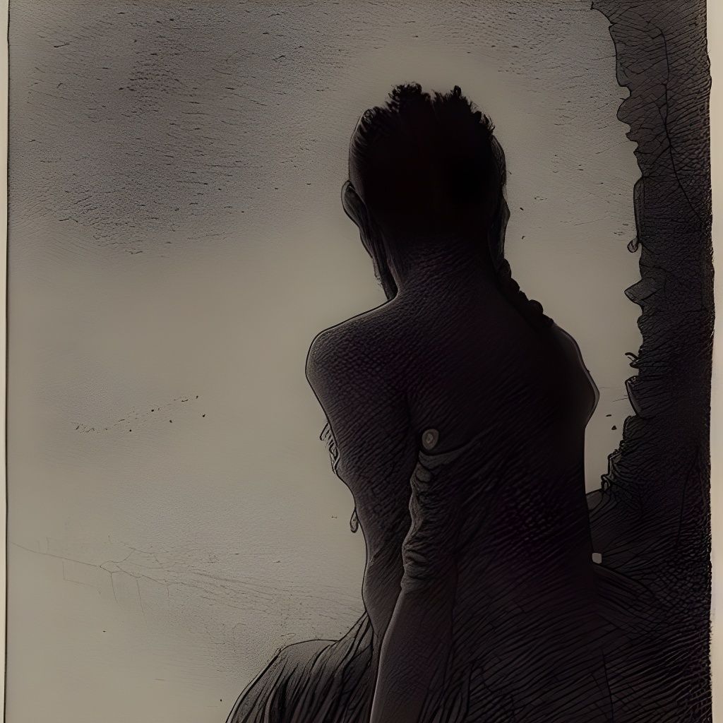 Vampire waiting alone - AI Generated Artwork - NightCafe Creator