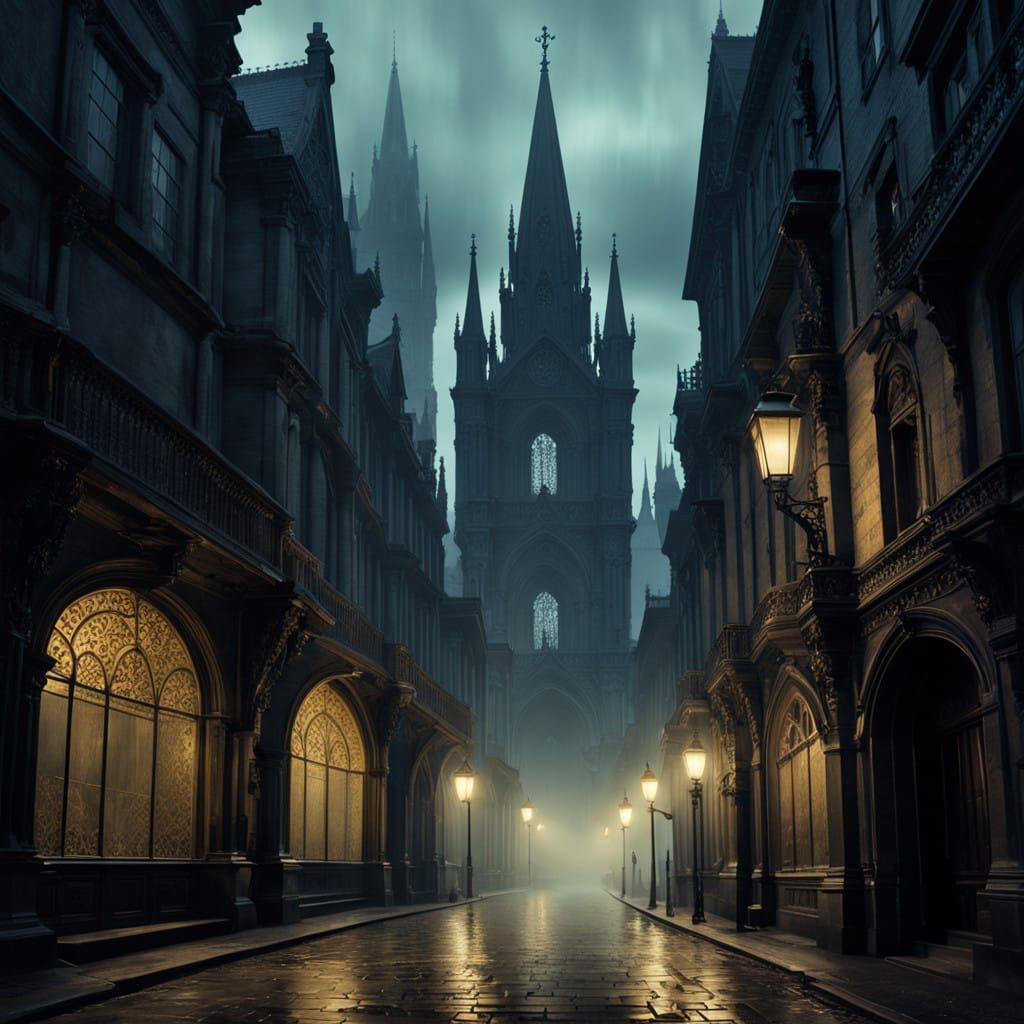 A majestic Gothic cathedral - A majestic Gothic cathedral