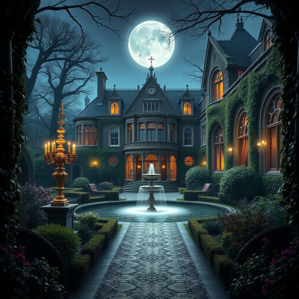 Regency era - Regency Era Mansion Shines in Moonlit English ...