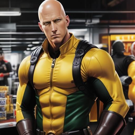 Saitama, parallel world, one punch man - AI Generated Artwork ...