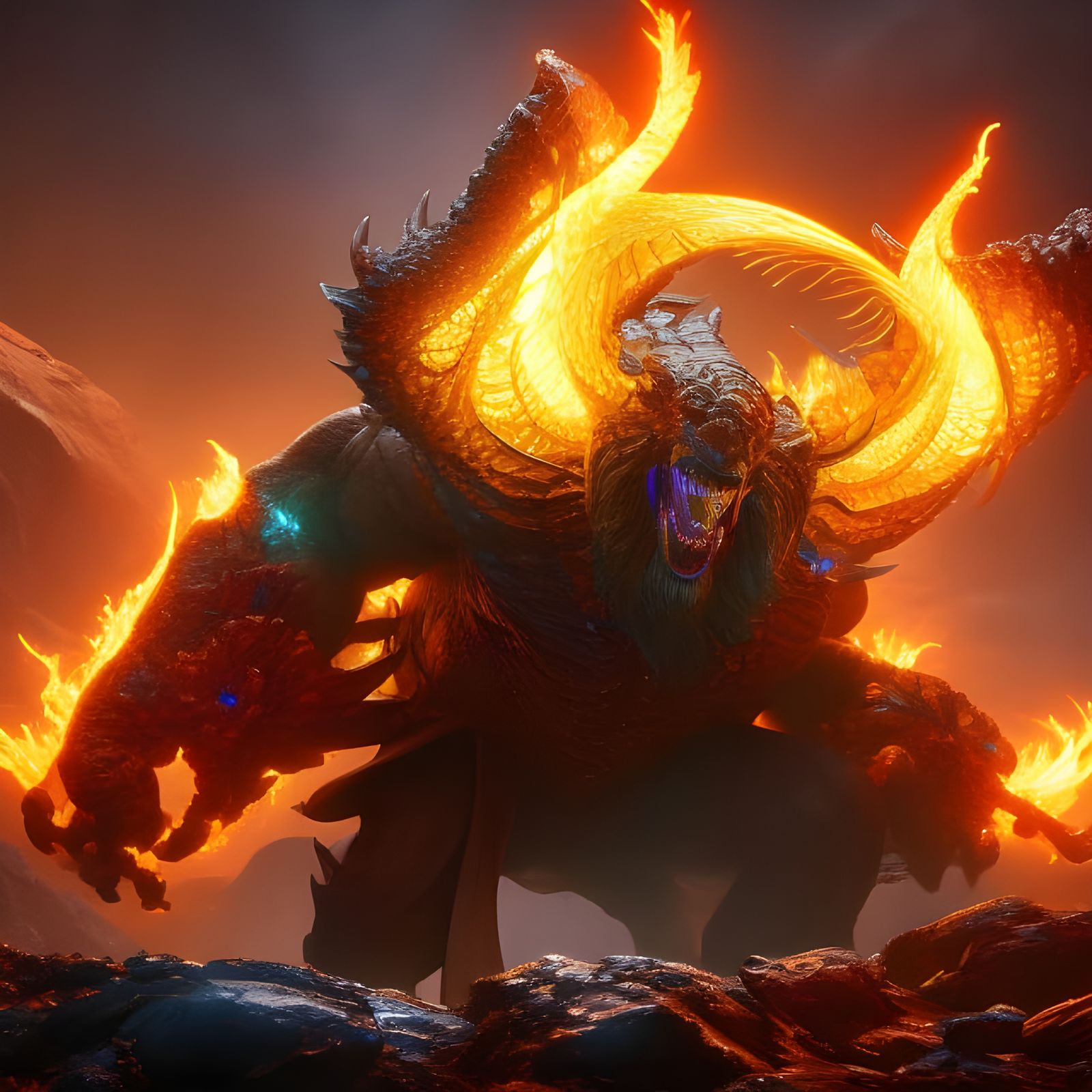 Balrog (Reimagined) - AI Generated Artwork - NightCafe Creator