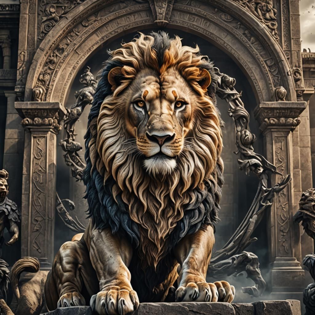 freedom, justice, truth seekers, magic lion - AI Generated Artwork ...