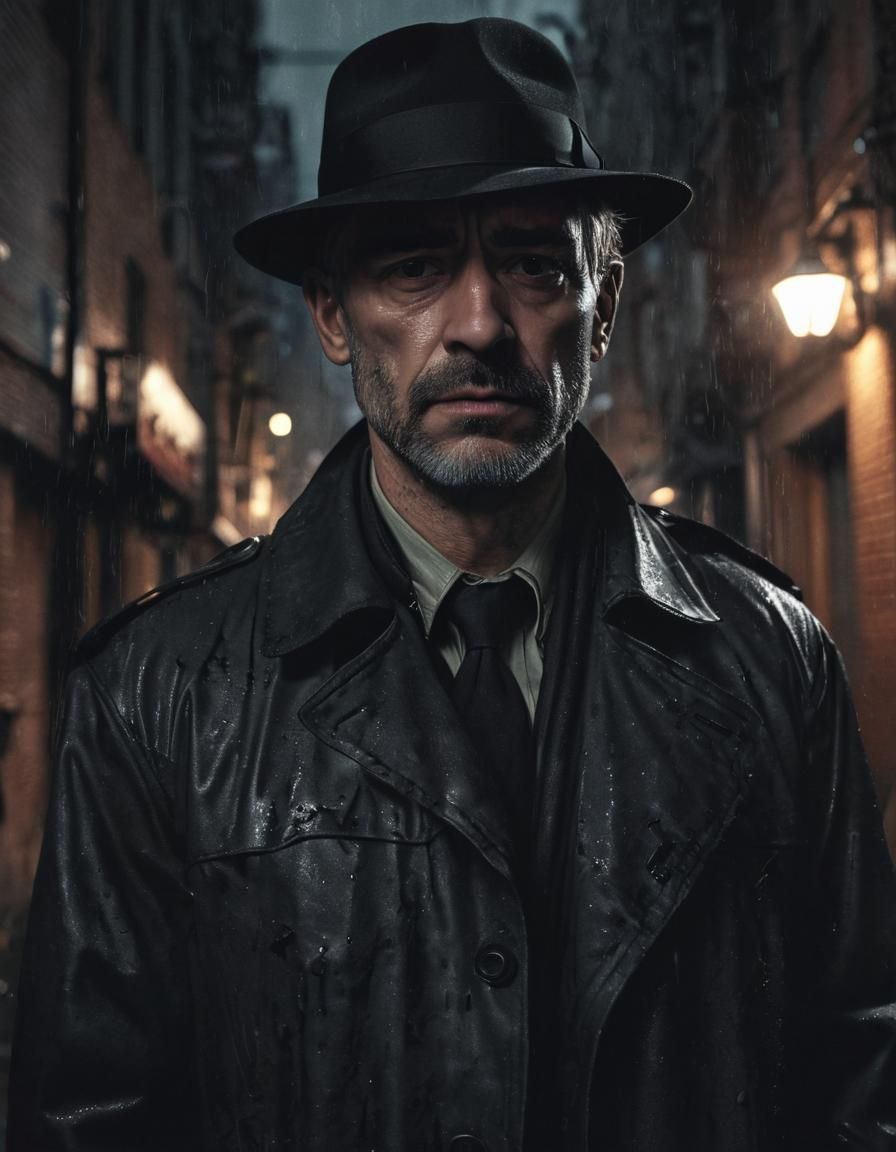 Gritty Cop Emerges from Exile to Track City's Seri... - AI Art