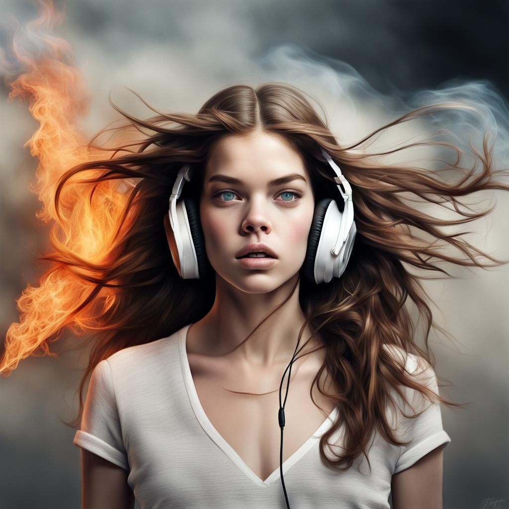 Music Fire - AI Generated Artwork - NightCafe Creator