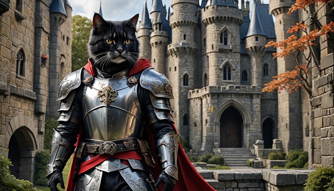 Cat Knight - AI Generated Artwork - NightCafe Creator