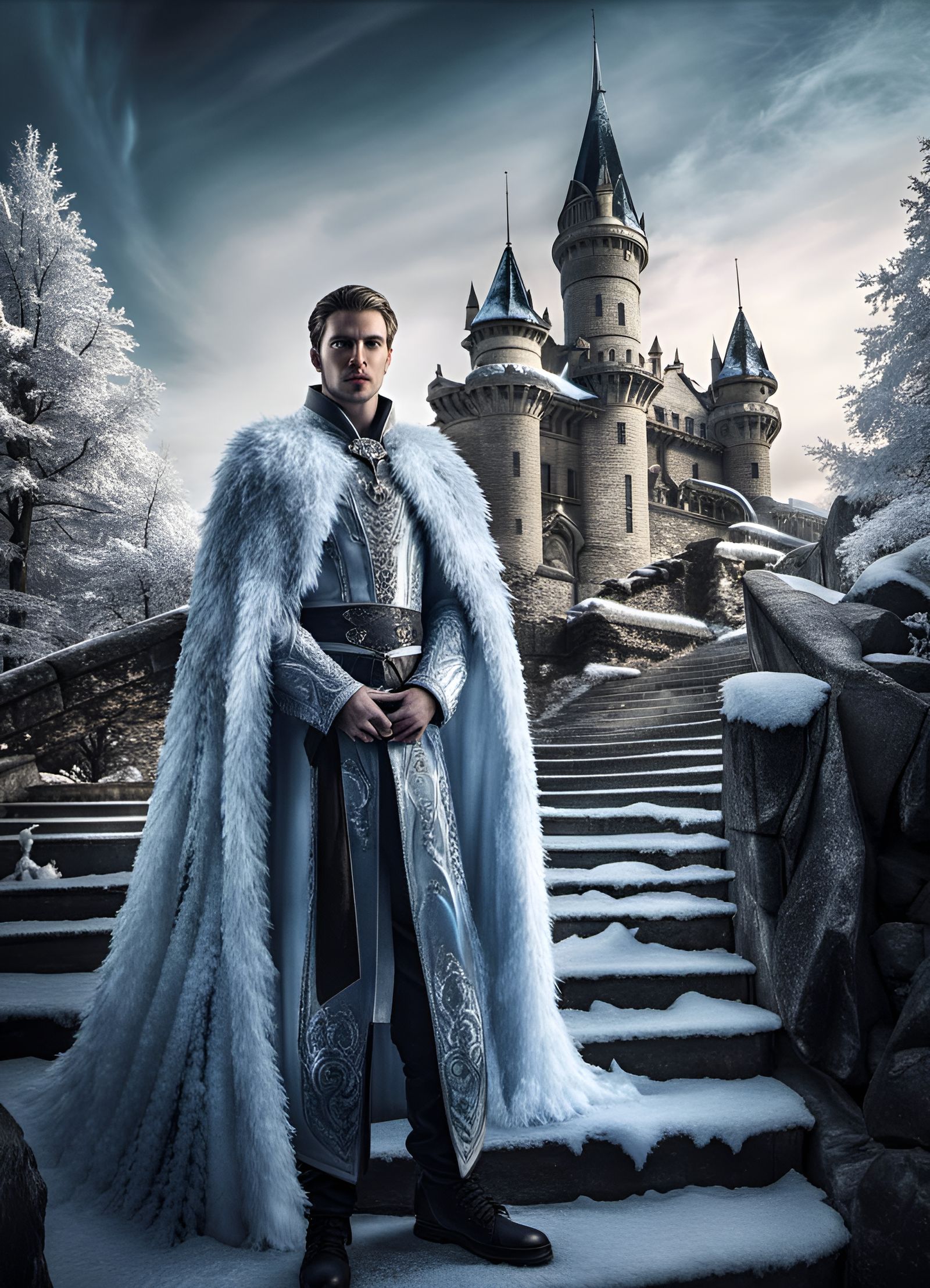 The Ice Prince - AI Generated Artwork - NightCafe Creator