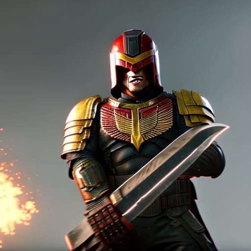 Judge Dredd - AI Generated Artwork - NightCafe Creator