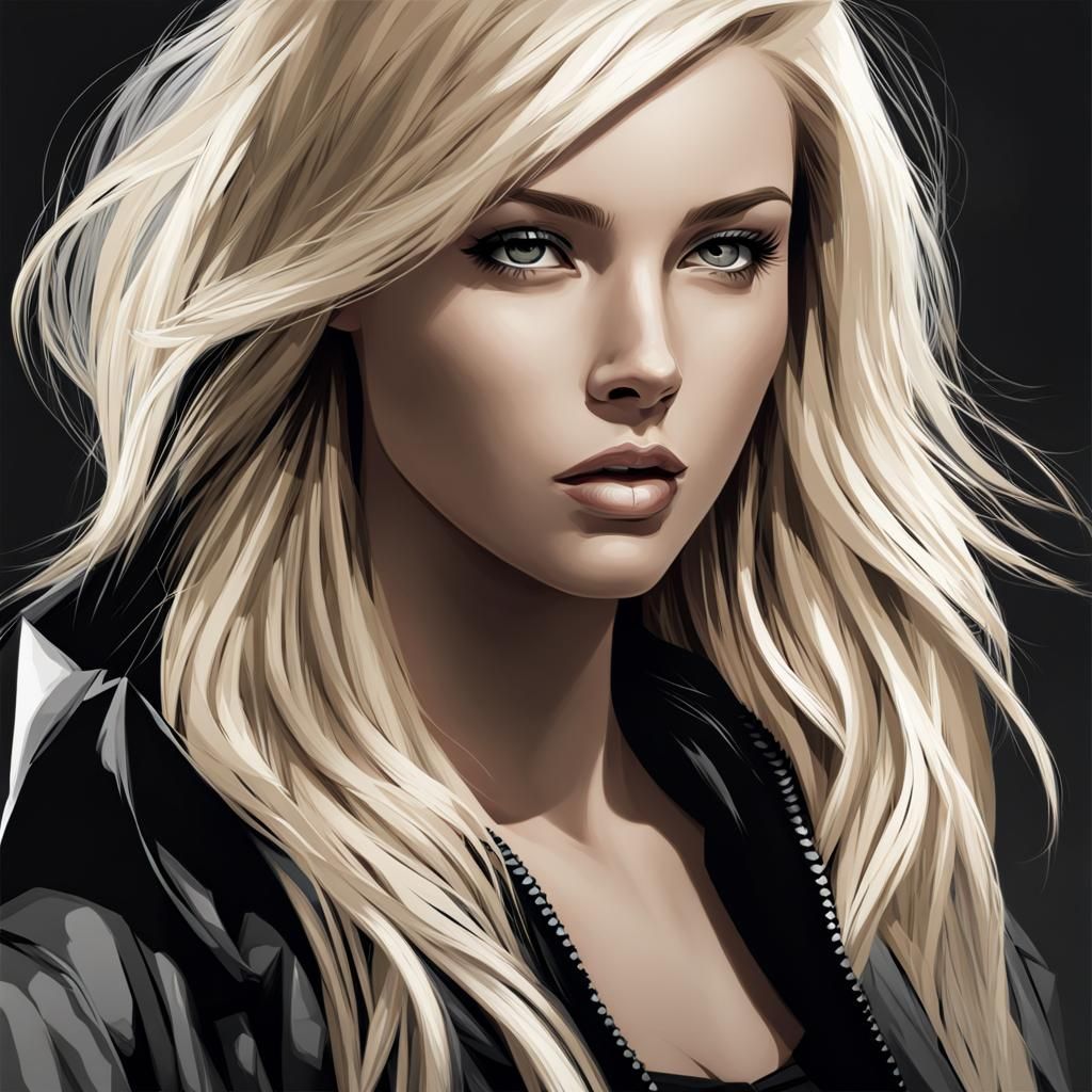 Blonde Girl #2 - AI Generated Artwork - NightCafe Creator