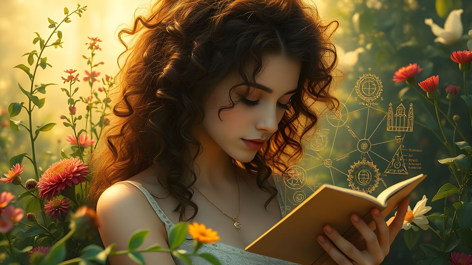 A mind map in the style of the Pre-Raphaelite Artists