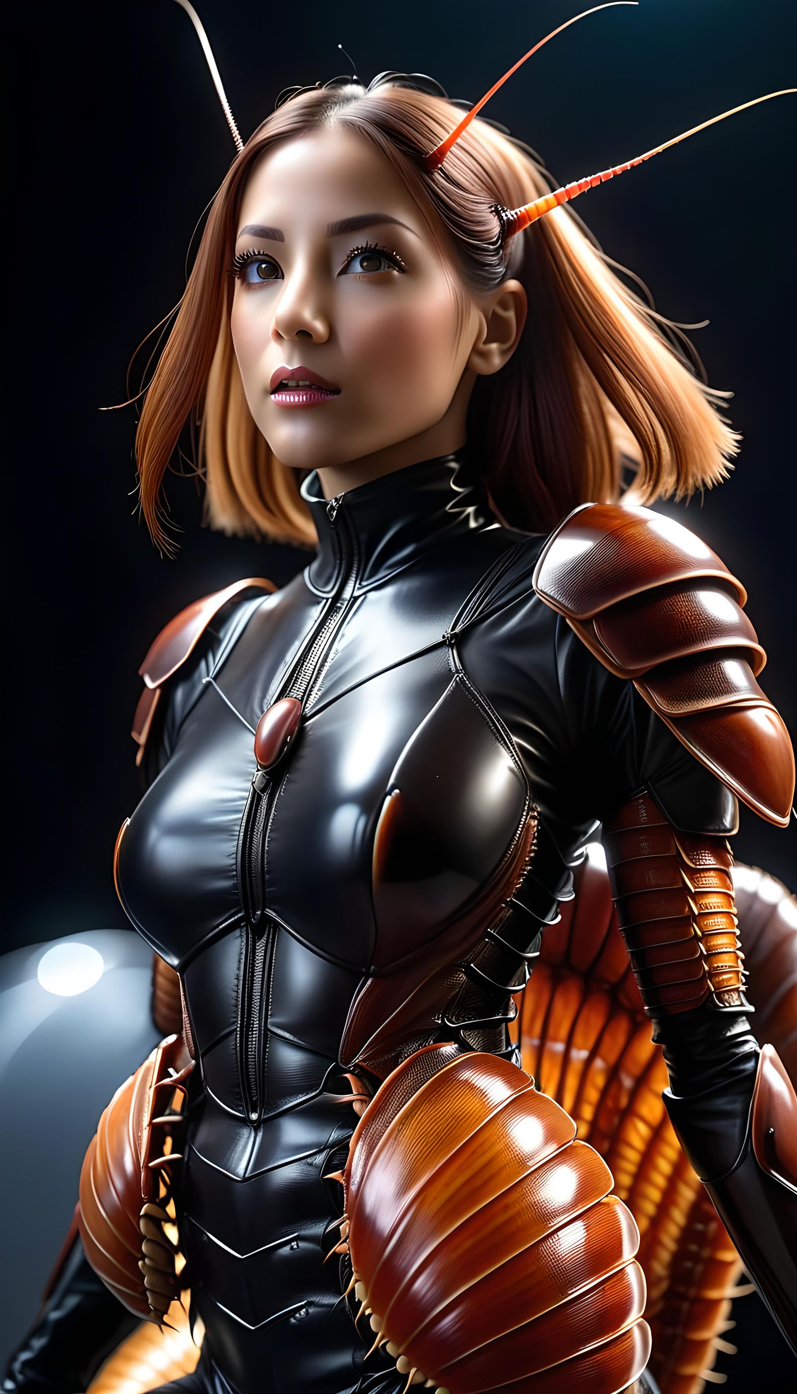 Cockroach Woman - AI Generated Artwork - NightCafe Creator