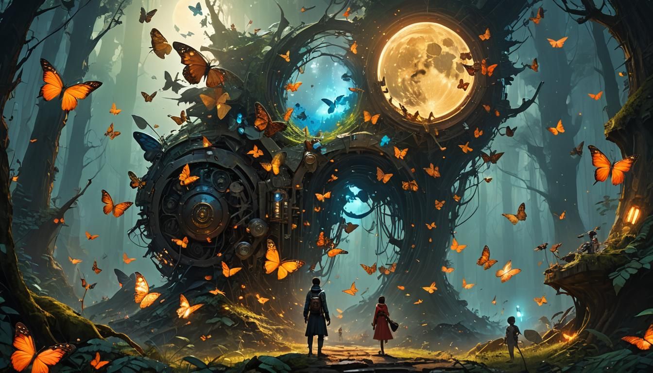 Strange machine discovery - AI Generated Artwork - NightCafe Creator