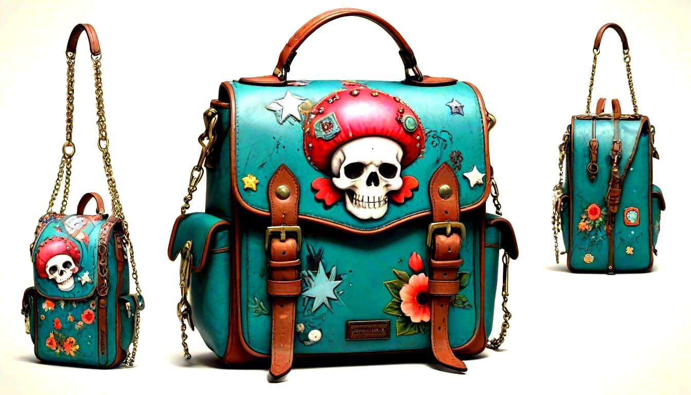 A bold and eclectic scene Bags and co