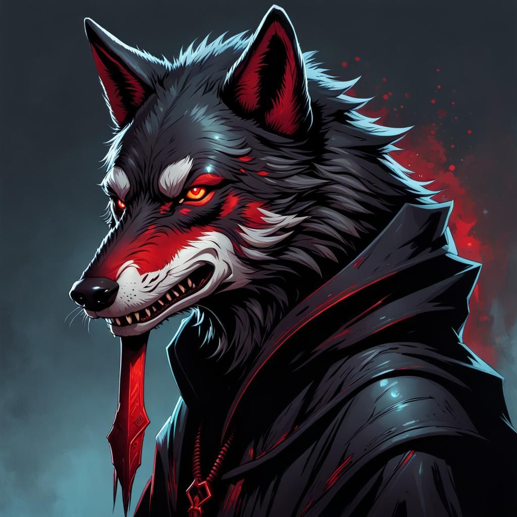 wolf character design - AI Generated Artwork - NightCafe Creator