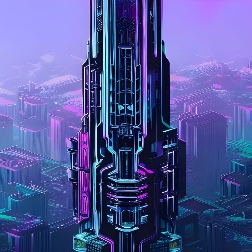 Synth City - AI Generated Artwork - NightCafe Creator