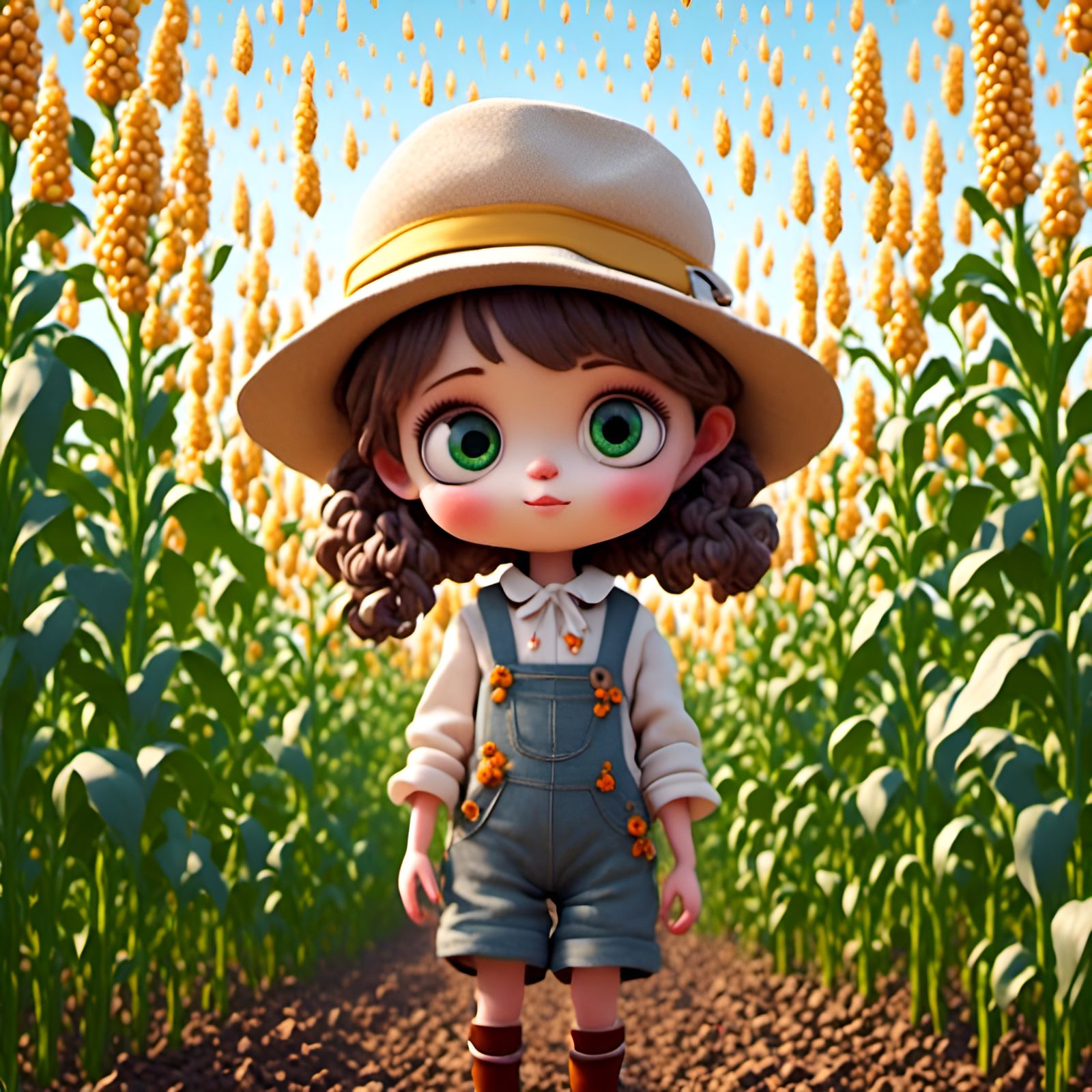 Chibi Farmer 2 - AI Generated Artwork - NightCafe Creator
