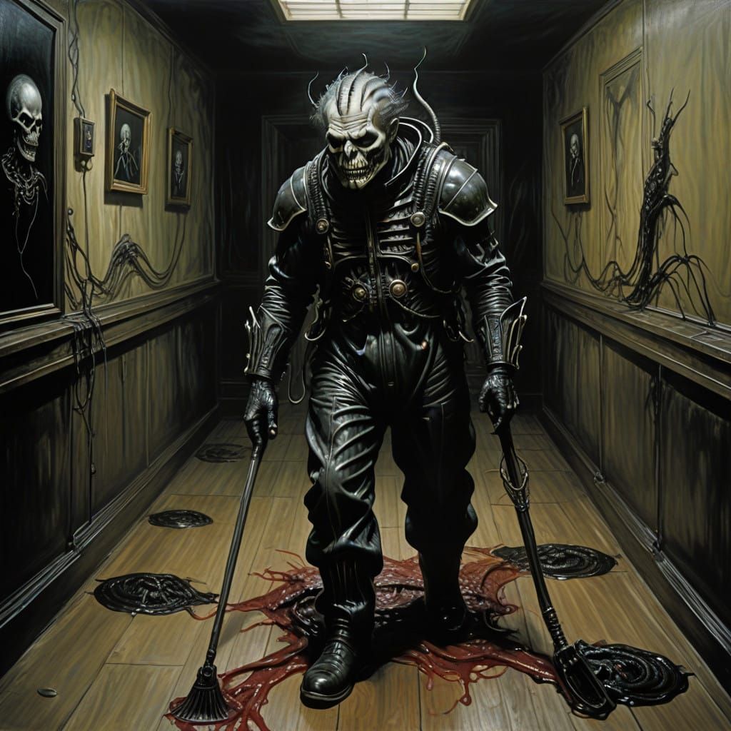 Surreal Despair in a Dreamlike Hellscape - AI Art