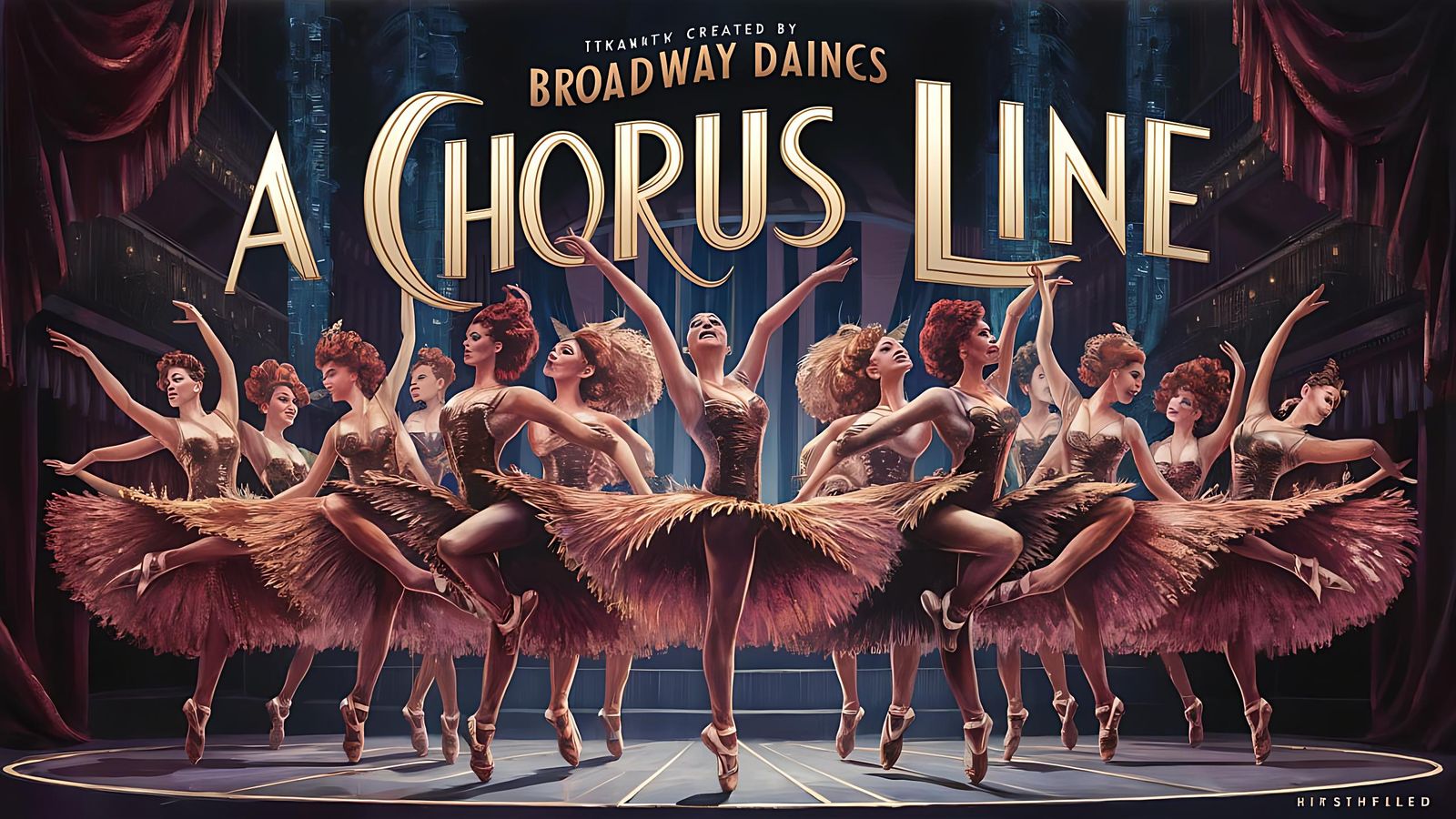 A Chorus Line - AI Generated Artwork - NightCafe Creator