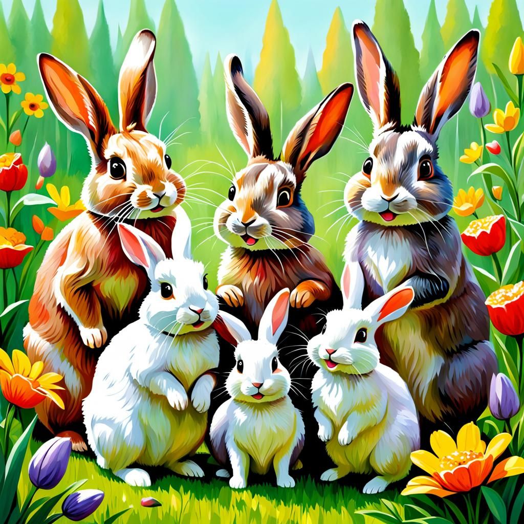 whimsical illustrations, whimsical, folk art, pastel, impasto, adorable ...