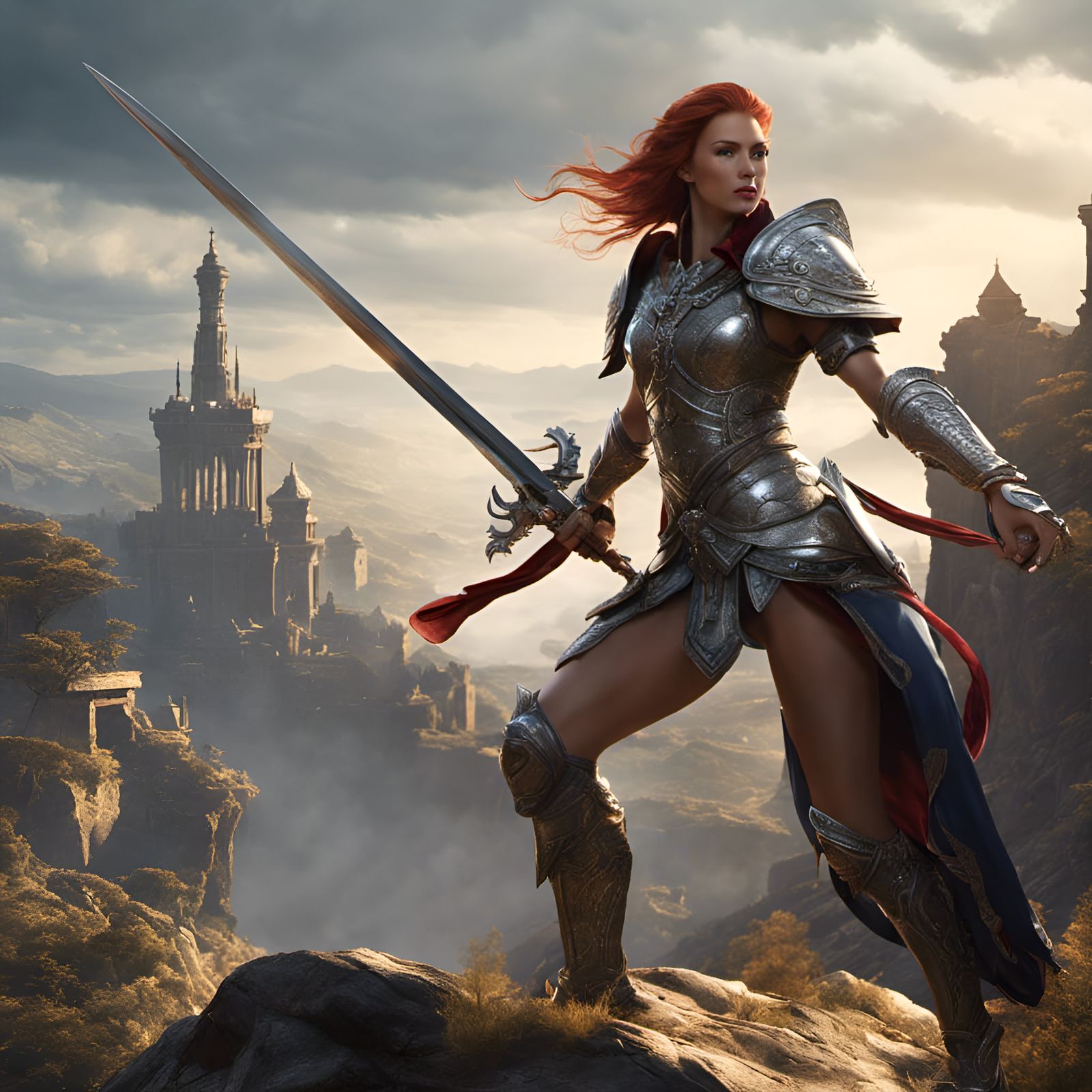 Epic Level Fighter - AI Generated Artwork - NightCafe Creator