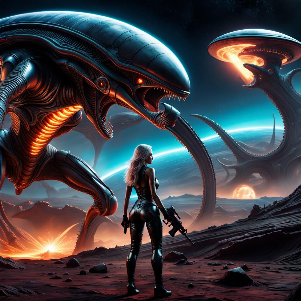 Clash with a titan - AI Generated Artwork - NightCafe Creator