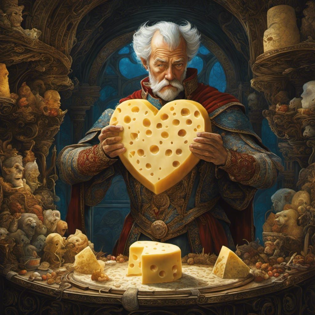 Swiss cheese Artist - AI Generated Artwork - NightCafe Creator