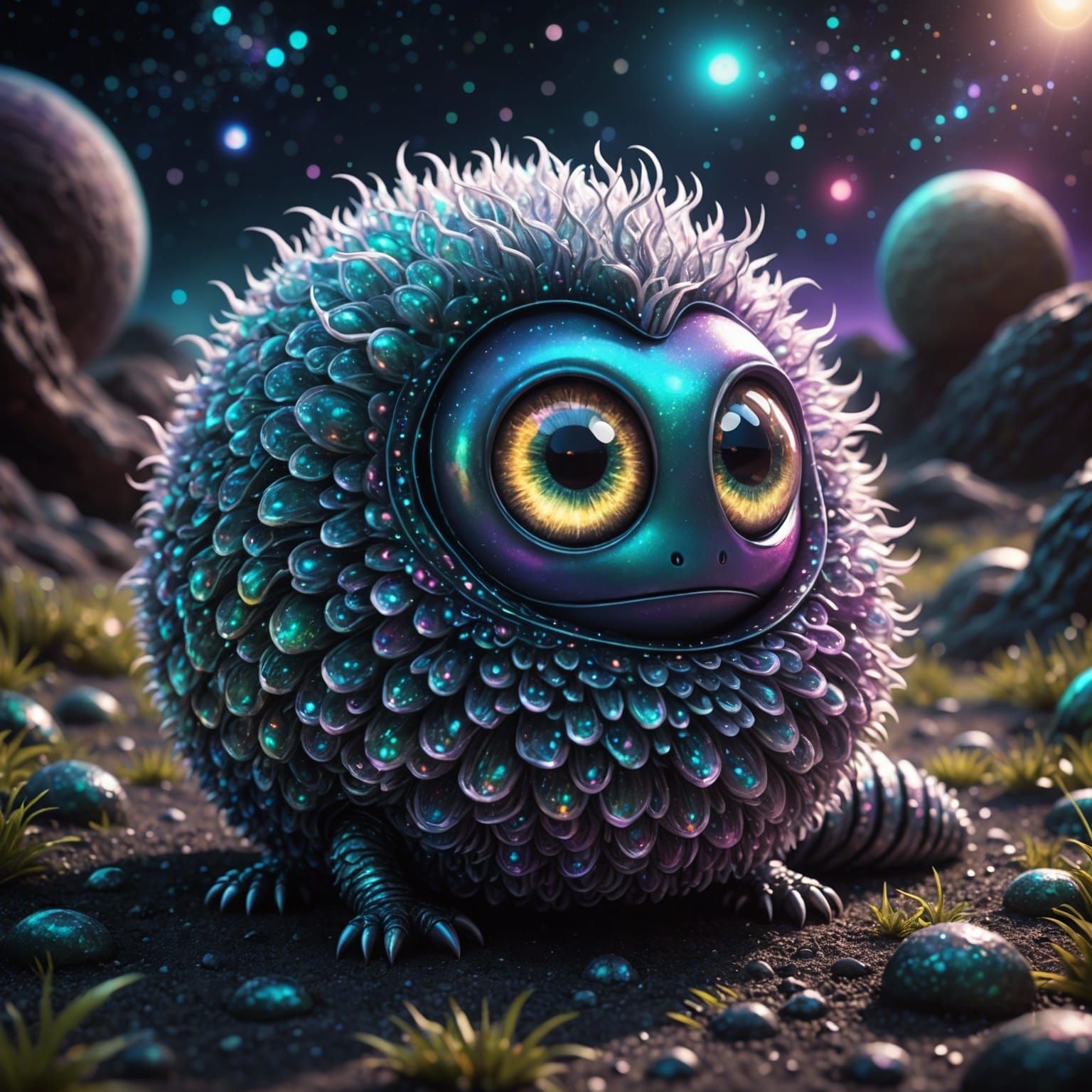 Cosmic Creature - AI Generated Artwork - NightCafe Creator