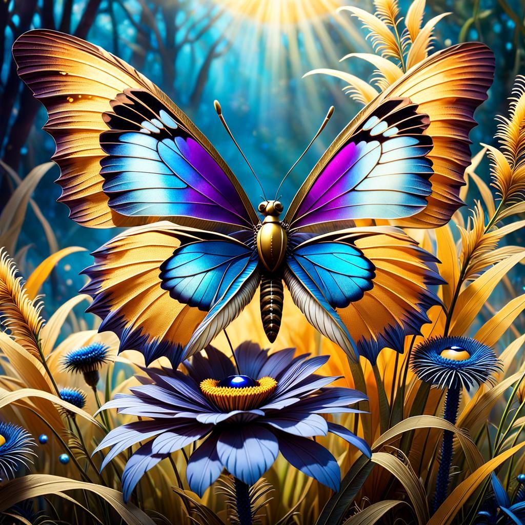 Robotic Pollen Collector - 10 - AI Generated Artwork - NightCafe Creator