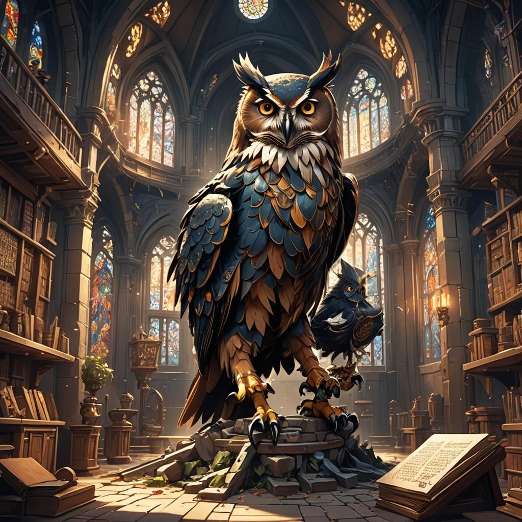 The power of Owls - AI Generated Artwork - NightCafe Creator
