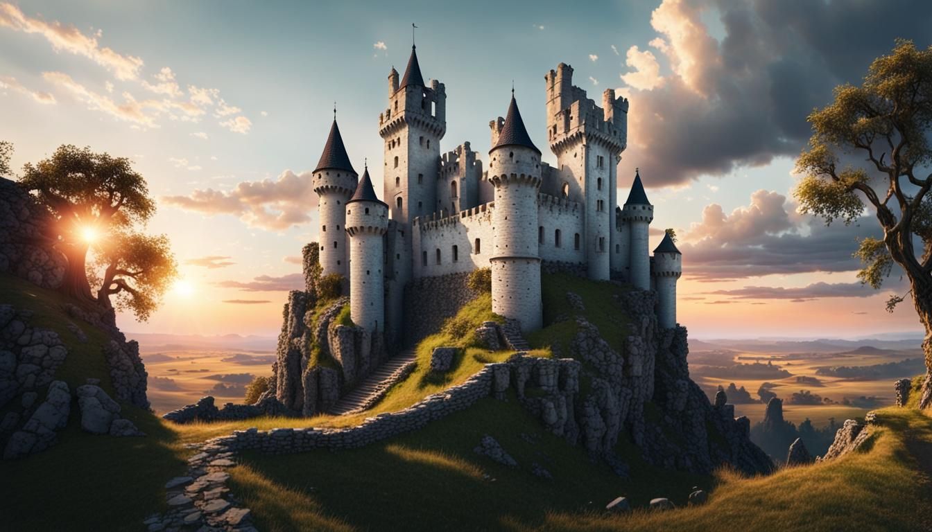 Castle - AI Generated Artwork - NightCafe Creator