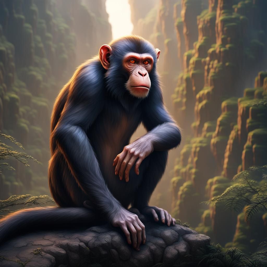 monkey - AI Generated Artwork - NightCafe Creator