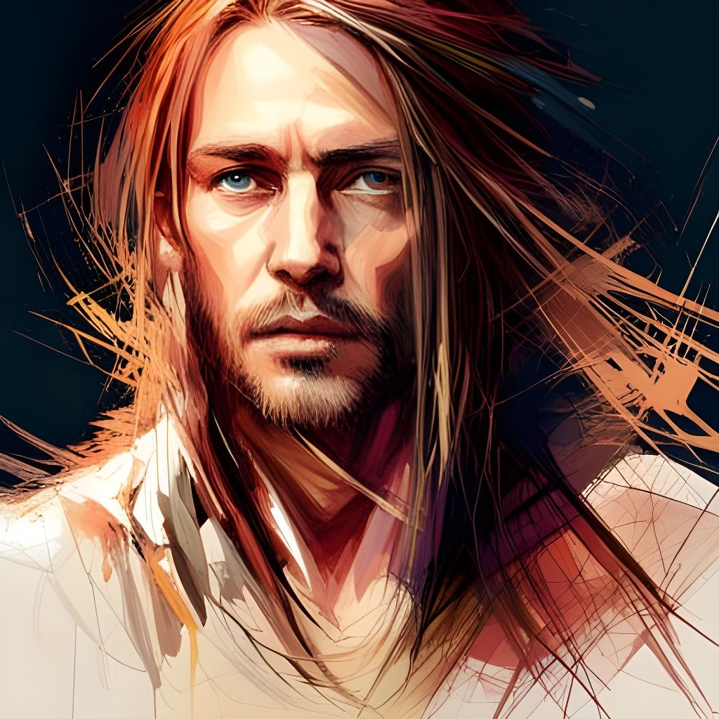 Jesus Christ abstract beauty - AI Generated Artwork - NightCafe Creator