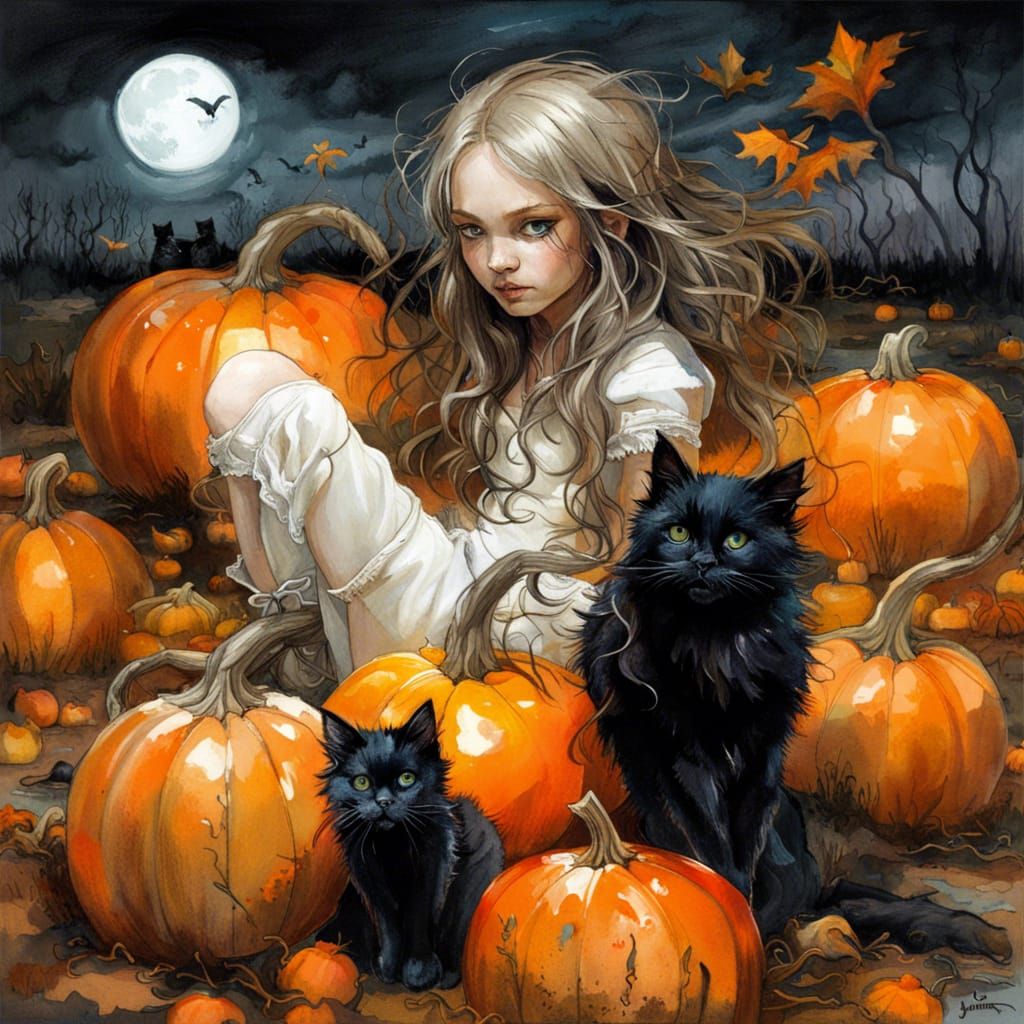 The Halloween - AI Generated Artwork - NightCafe Creator