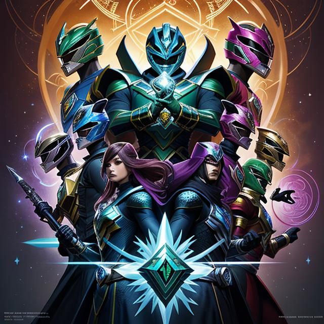 A party of fantasy adventurers based on the mighty Morphin Power ...