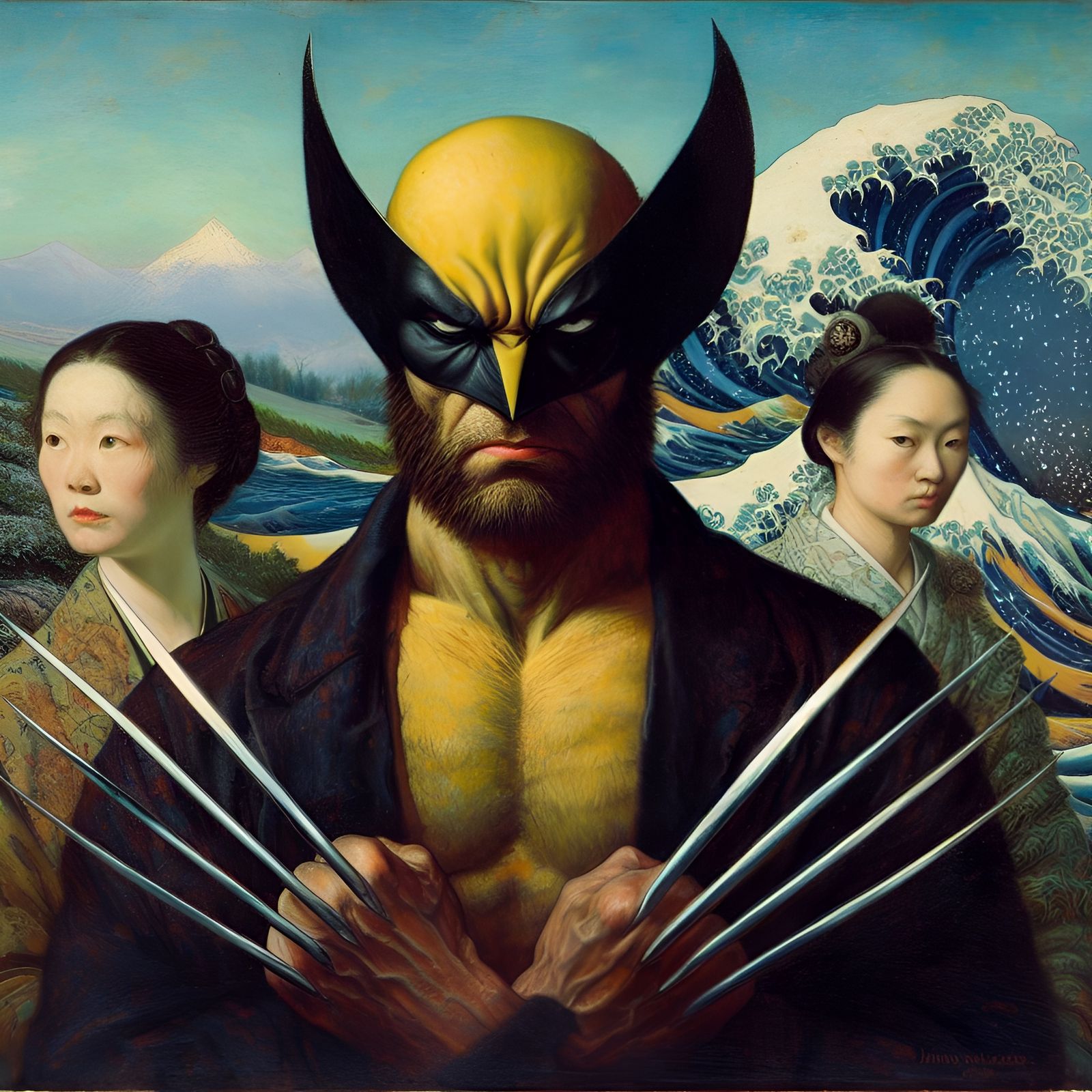 Wolverine by Various Masters - AI Generated Artwork - NightCafe Creator