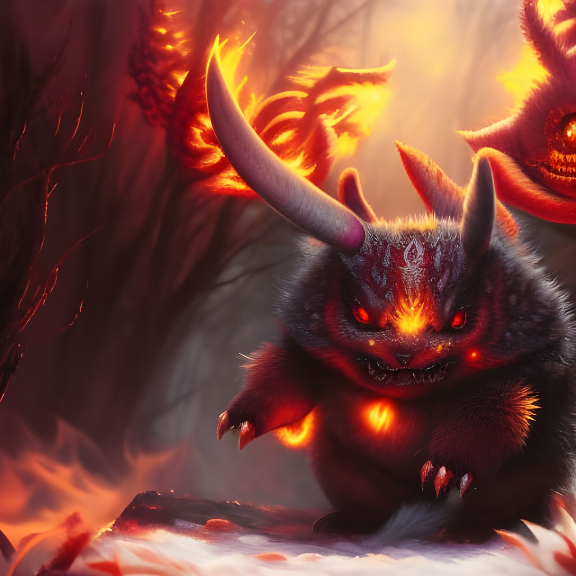 Most evil bunny Nidoran evolution of pure evilness : r/nightcafe