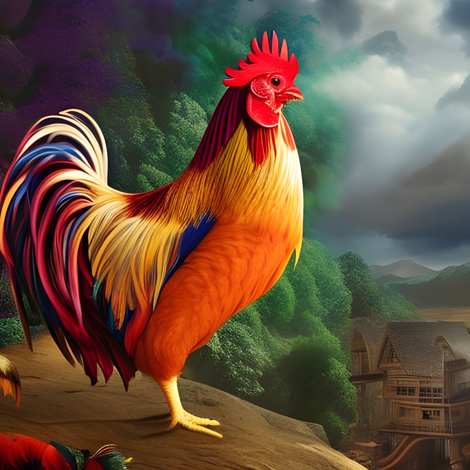 Mister Rooster - AI Generated Artwork - NightCafe Creator