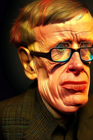 Steven Hawking Insanely HyperRealistic HyperDetailed HyperIntricate ...
