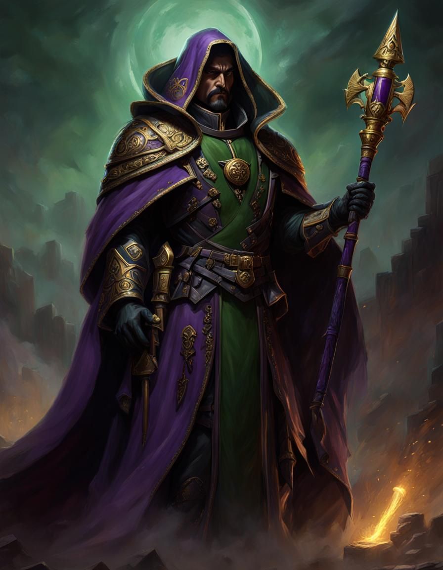 Warhammer 40k Psyker with hispanic skin tone and a black goatee ...